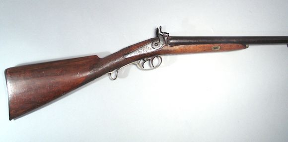 Bonhams : A Belgian double barrel percussion shotgun