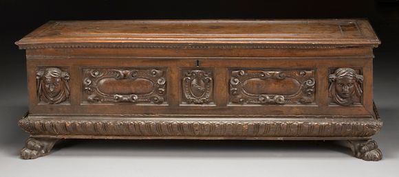 Bonhams : An Italian Renaissance walnut cassone