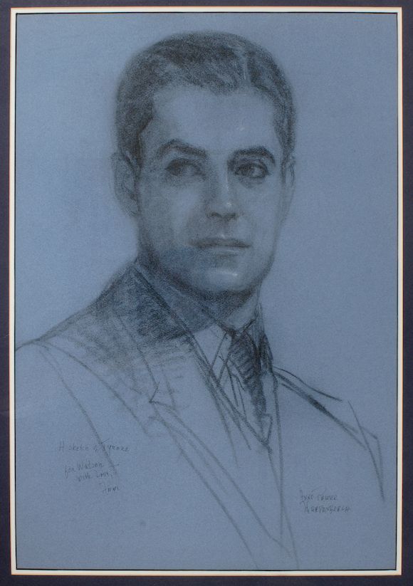 Bonhams : A Tyrone Power drawing by his sister, Anne Power Hardenbergh ...
