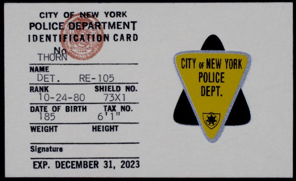 Bonhams : A Charlton Heston prop identification card from "Soylent Green"
