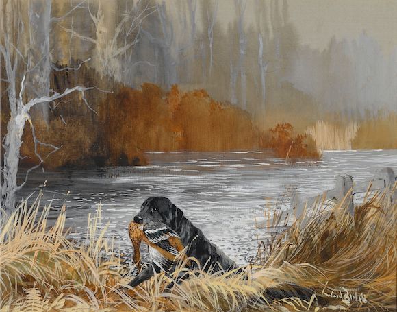 Bonhams : Reuben Ward Binks (British, 1880-1940) Bring him up boy 9 3/4 ...