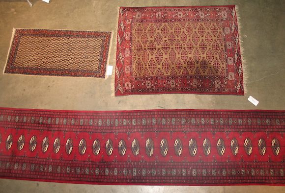 Bonhams : An Afghan runner size approximately 2ft. 8in. x 14ft. 4in ...