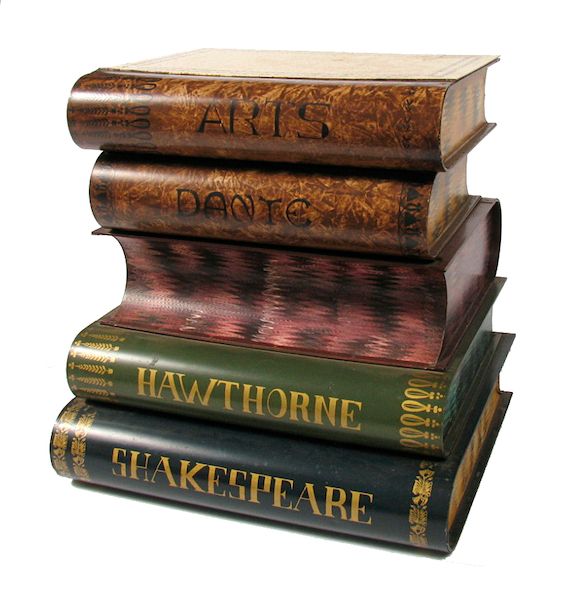 Bonhams : A tole book form table