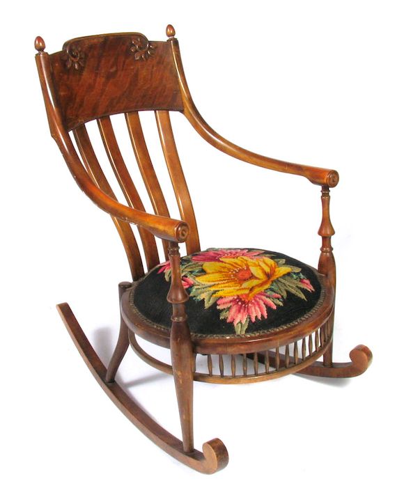 Bonhams : A Renaissance Revival rocking chair