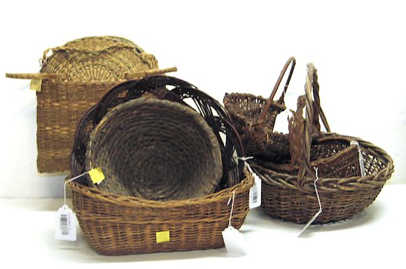 Bonhams : A grouping of Native American basketry items