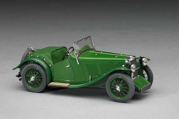 Bonhams Cars : A 1:20 scale model of 1933 MG J2 by Gerald Wingrove, 1972,