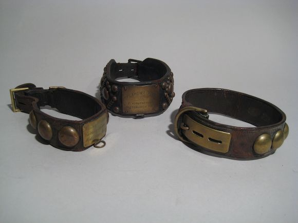 Bonhams : A group of three American early 20th century leather and ...
