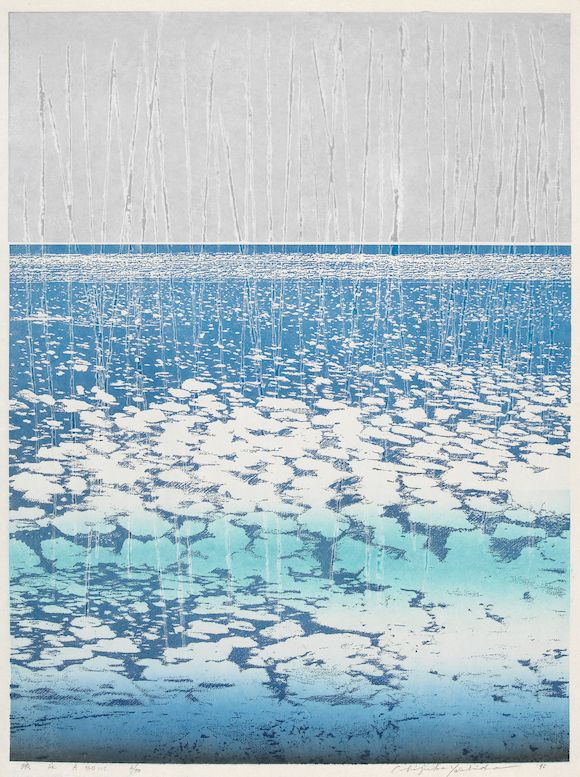 Bonhams : Chizuko Yoshida (b. 1924): three modern prints