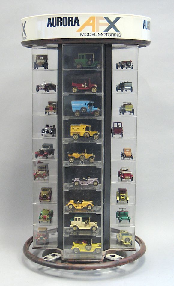 Bonhams : Aurora AFX Model Motoring Display Case/cars