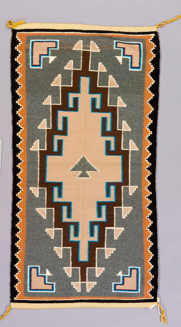 Bonhams : A Navajo Teec Nos Pos rug, Mae Tsosie, 5ft 4in x 2ft 10in