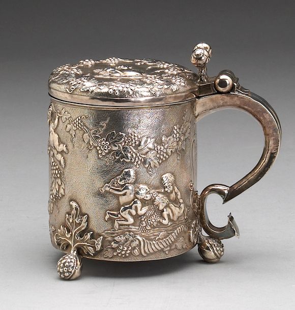 Bonhams : Frederick, Duke of York and Albany Chas II Silver Tankard by John Plummer, York, Later ...