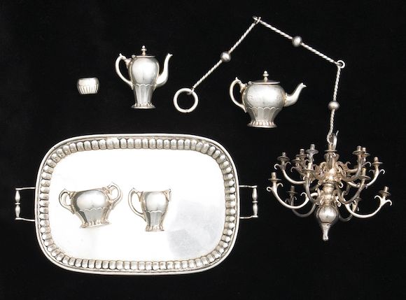 Bonhams : Group of Silver Miniatures