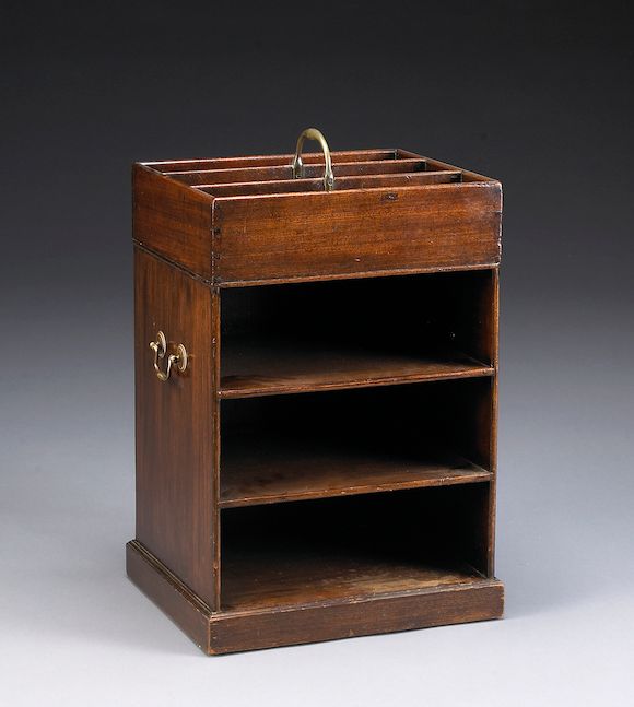 Bonhams : A George III style mahogany letter stand