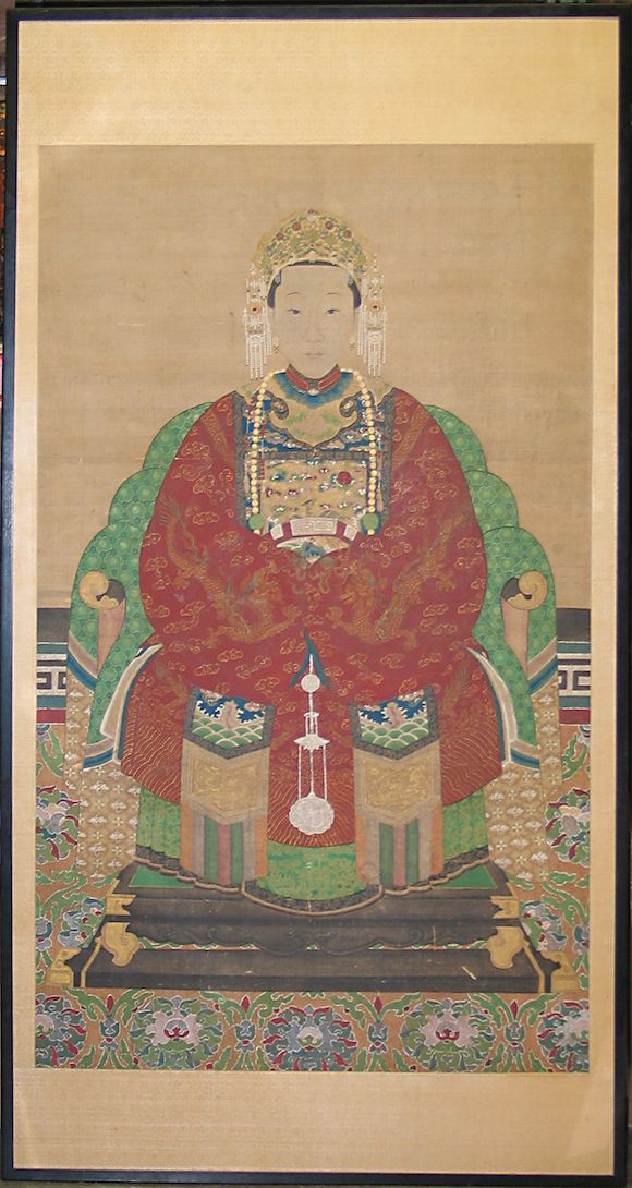 Bonhams : Anonymous (19th Century) Female Ancestor Portrait