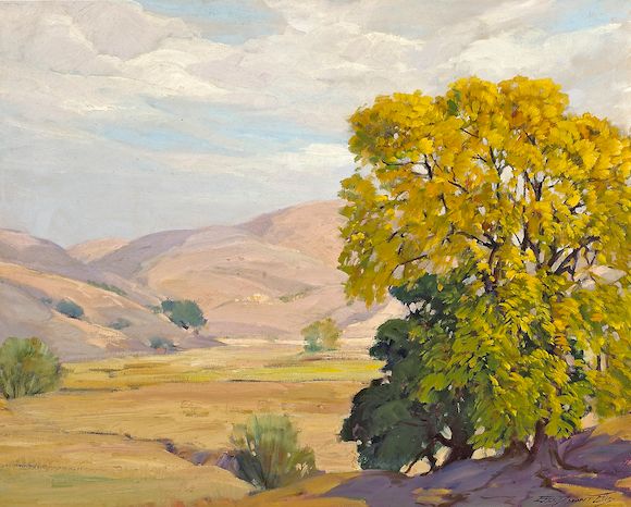 Bonhams : George Demont Otis (American, 1879-1962) Hardy Oaks 24 x 30in