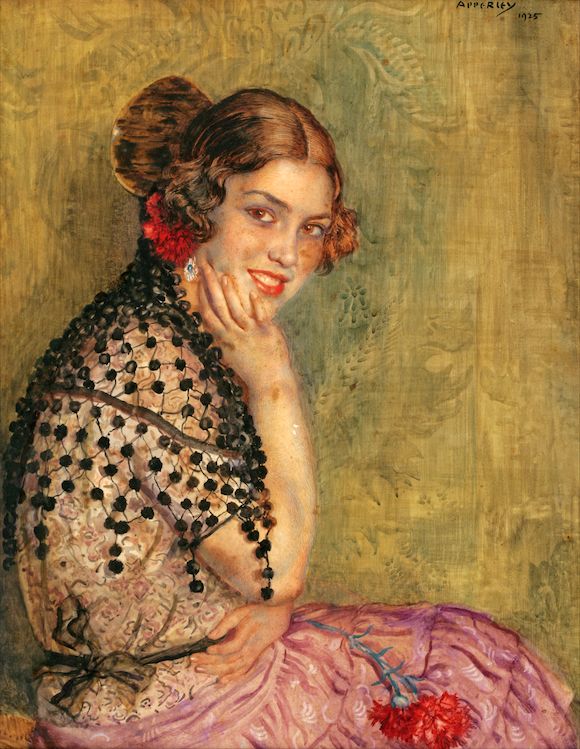 Bonhams : George Owens Wynne Apperley (British, 1884-1960) A pretty ...