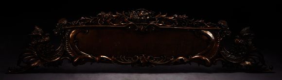 Bonhams : A Belle Époque style patinated bronze trade sign frame