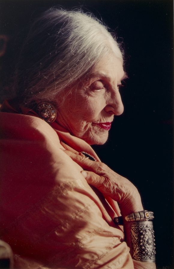 Bonhams : A Marlene Wallace photograph of Beatrice Wood: Close up at 100