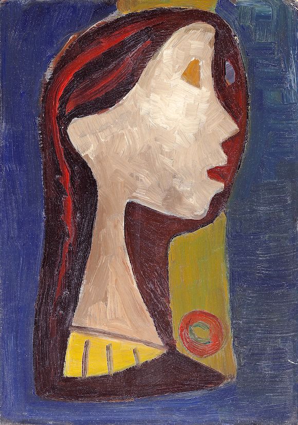 Bonhams : David Park (American, 1911-1960) Untitled, c. 1945; Untitled ...