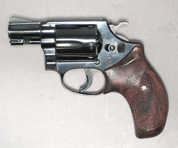 Bonhams : A Smith & Wesson Model 36 double action revolver