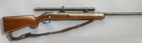 Bonhams : A Winchester Model 75 Target bolt action rifle
