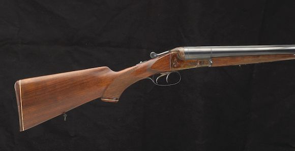 Bonhams : A 12 gauge Russian double barrel boxlock shotgun