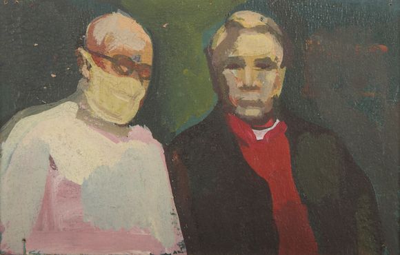 Bonhams : James Weeks (American, 1922-1998) Study for Double Portrait ...