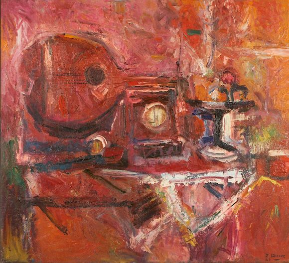 Bonhams : Robert Aaron Frame (American, 1924-1999) Still Life with Lute ...