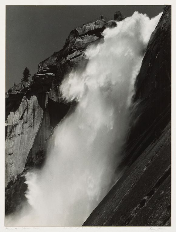 Bonhams : Ansel Adams (American, 1902-1984); Nevada Fall, Yosemite ...
