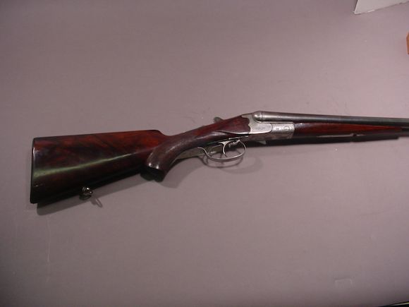 Bonhams : A 16 gauge German double barrel boxlock shotgun by Fischer