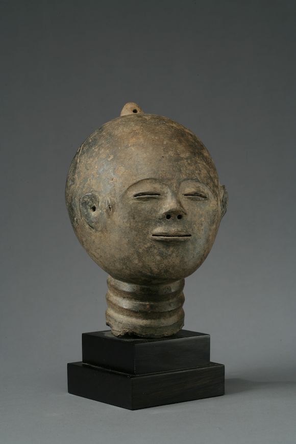 Bonhams : An Akan terracotta funerary head