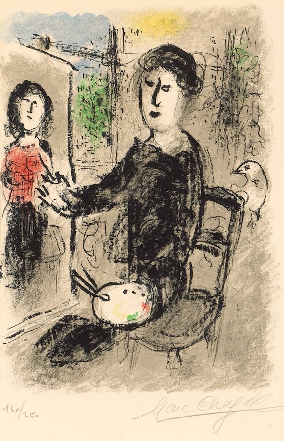 Bonhams : Marc Chagall (Russian/French, 1887-1985); Frontispiece, from Les Ateliers de Chagall;