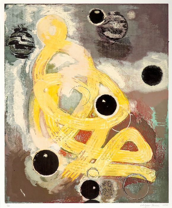 Bonhams : Christopher Brown (American, born 1951); Circle Smoke and Braid;