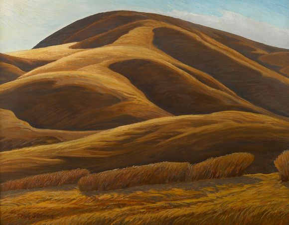 Bonhams : Ray Strong (American, 1905-2006) Las Flores Canyon 22 x 28in