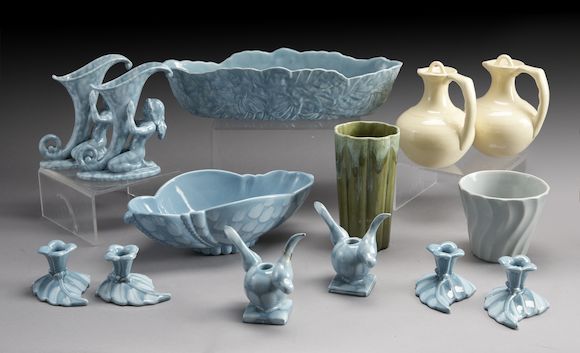 Bonhams : An American assembled grouping of mid century pottery