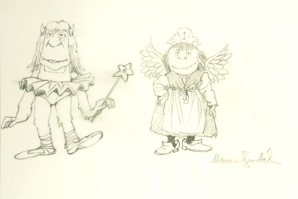 Bonhams : A Maurice Sendak preliminary drawing of characters from ...
