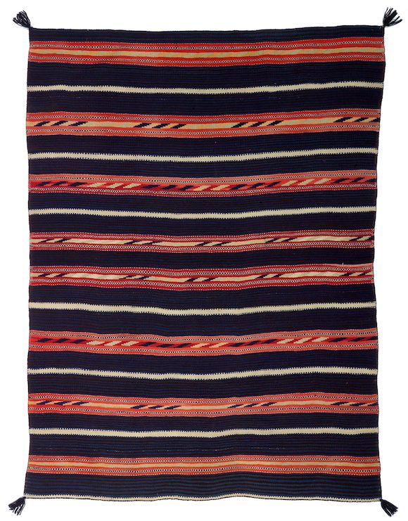Bonhams : A Navajo late classic Moki blanket
