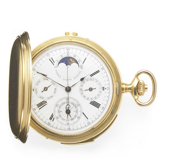 Bonhams : Henry Capt, Geneve. A rare minute repeating perpetual ...