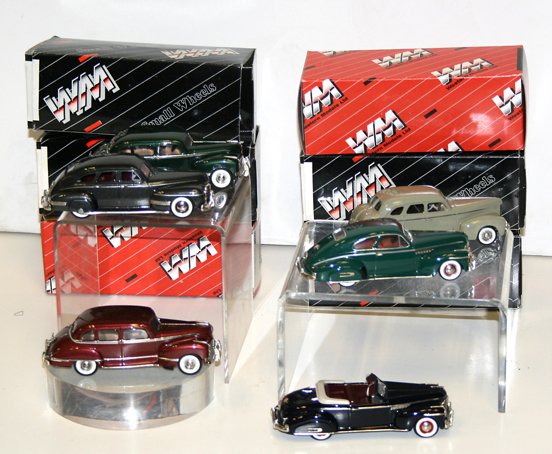 Bonhams Cars : Six 1:43 scale white metal model cars by Western Models ...