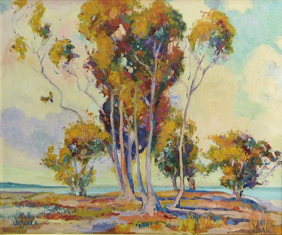 Bonhams : James Dudley Slay III (American, born 1953) A Coastal View ...