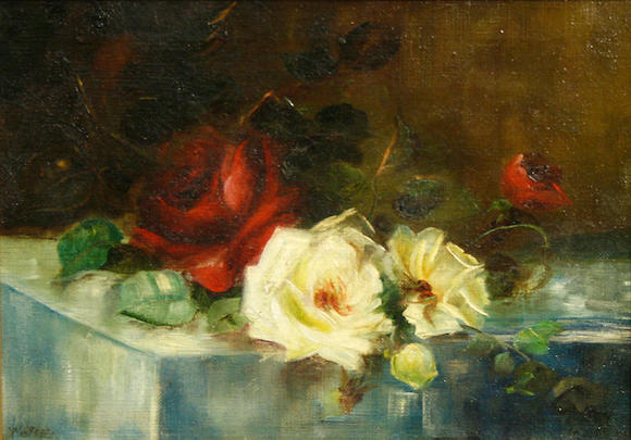 Bonhams American School Early 20th Century A Still Life With Roses