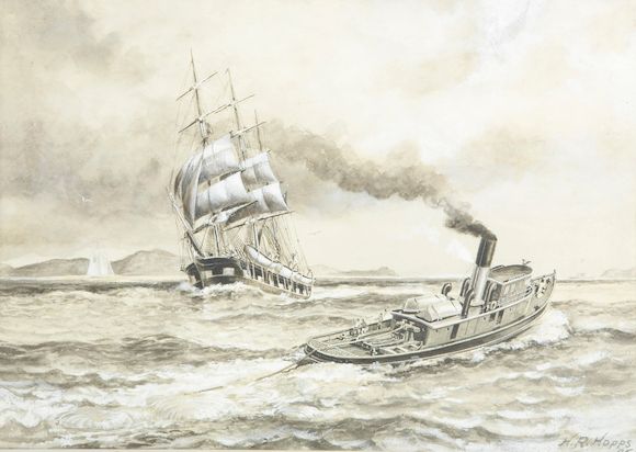 Bonhams : (n/a) Harry Ryle Hopps (American, 1869-1937) Off the Golden ...