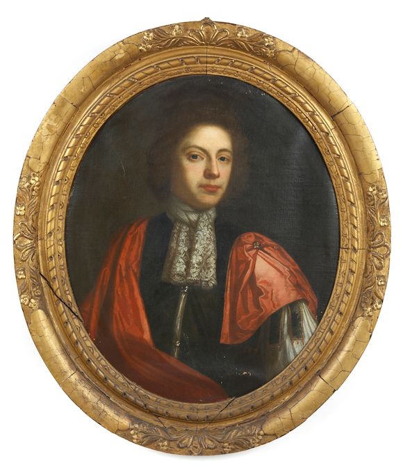 Bonhams : English School, (18th century) A portrait of a nobleman ...