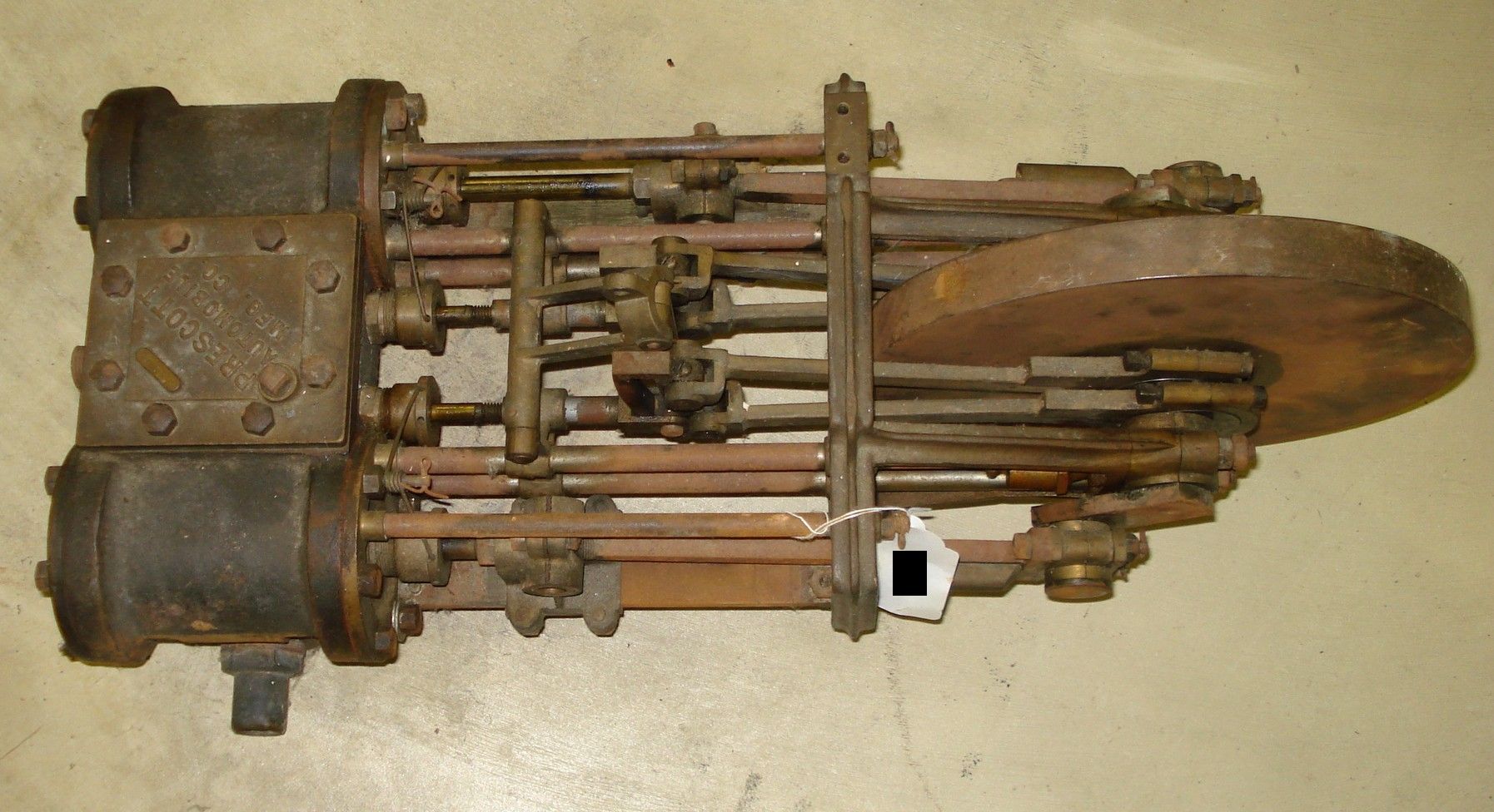 Bonhams Cars : A Prescott steam car engine, number 582, circa 1907,,