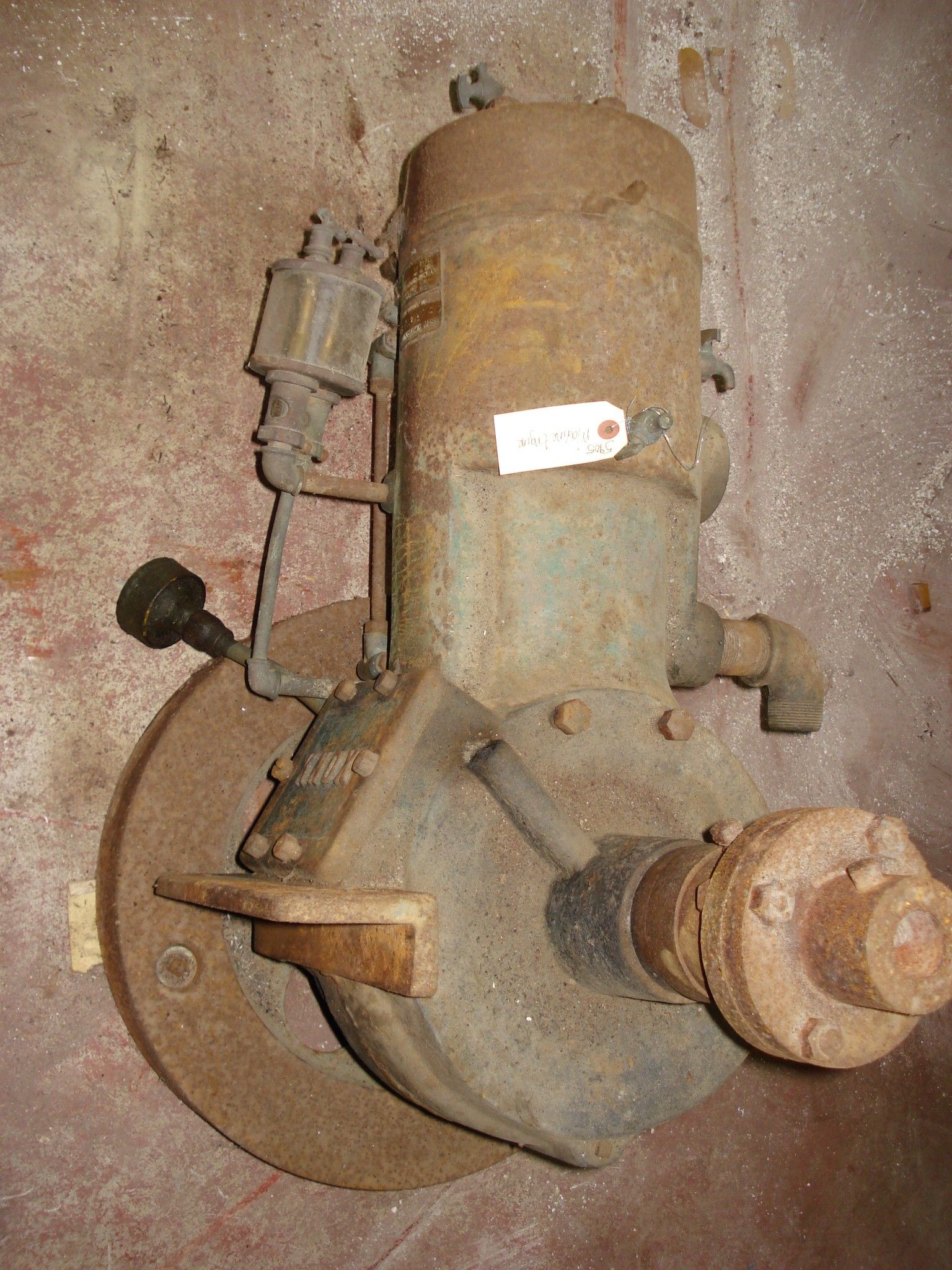 Bonhams Cars : A Knox single cylinder gasoline marine engine, made in ...