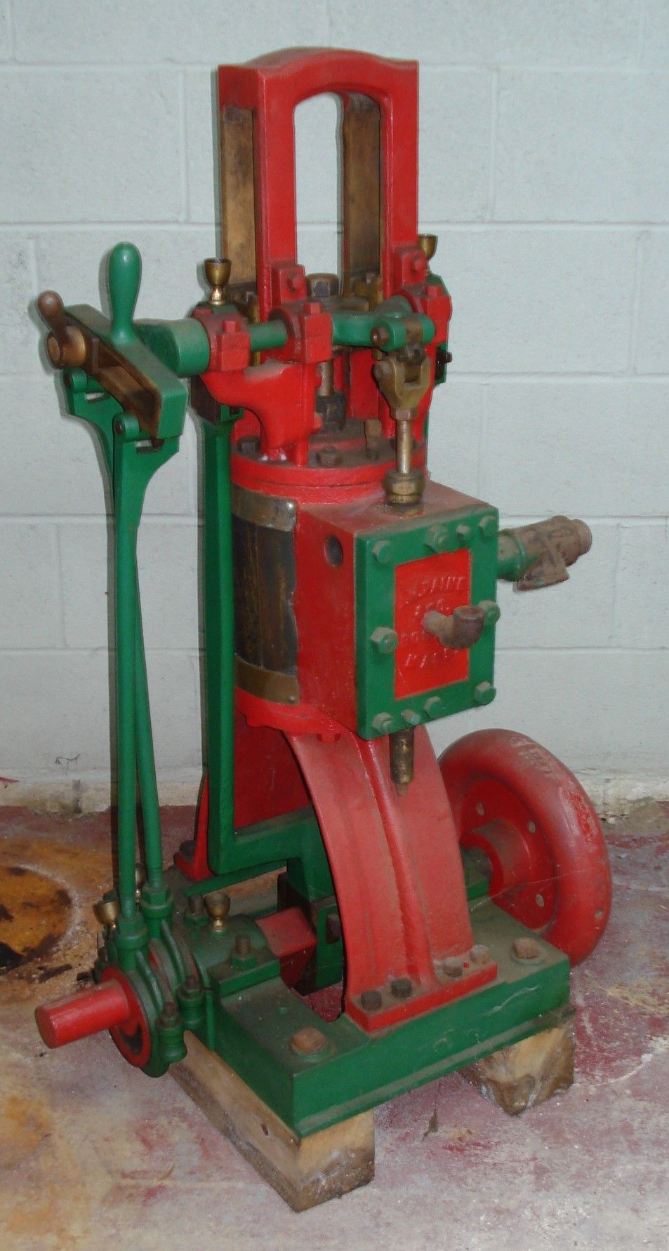 Bonhams Cars : A single cylinder vertical reversing steam launch engine ...