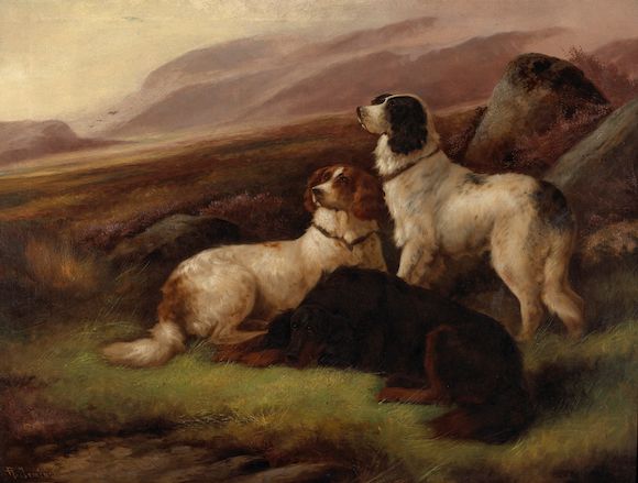 Bonhams : Robert Cleminson (British, 19th/20th Century) Three setters ...