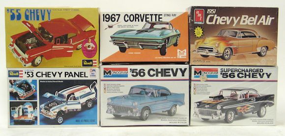 Bonhams : Plastic Chevrolet model kits