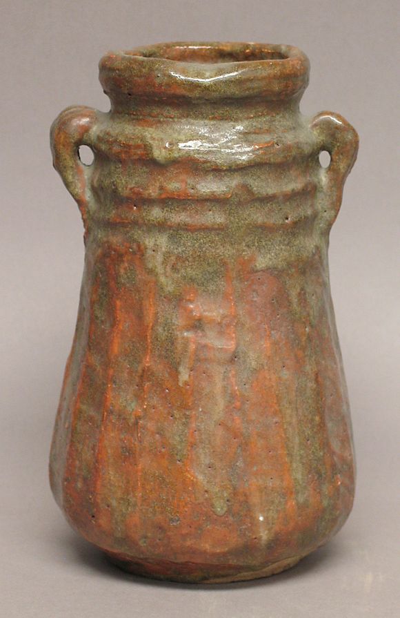 Bonhams : Japanese Art Pottery Studio Ware Vase, Signed by an ...