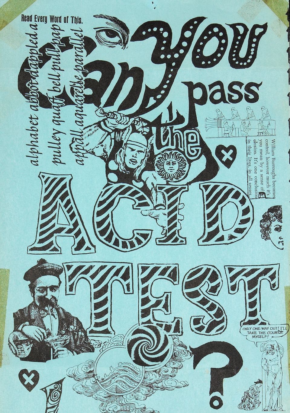 Bonhams : A Ron "Pig Pen" McKernan 'Can You Pass the Acid Test' poster ...